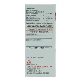 Dorsun T Eye Drops 5 ml | Uses, Side Effects, Price | Apollo Pharmacy