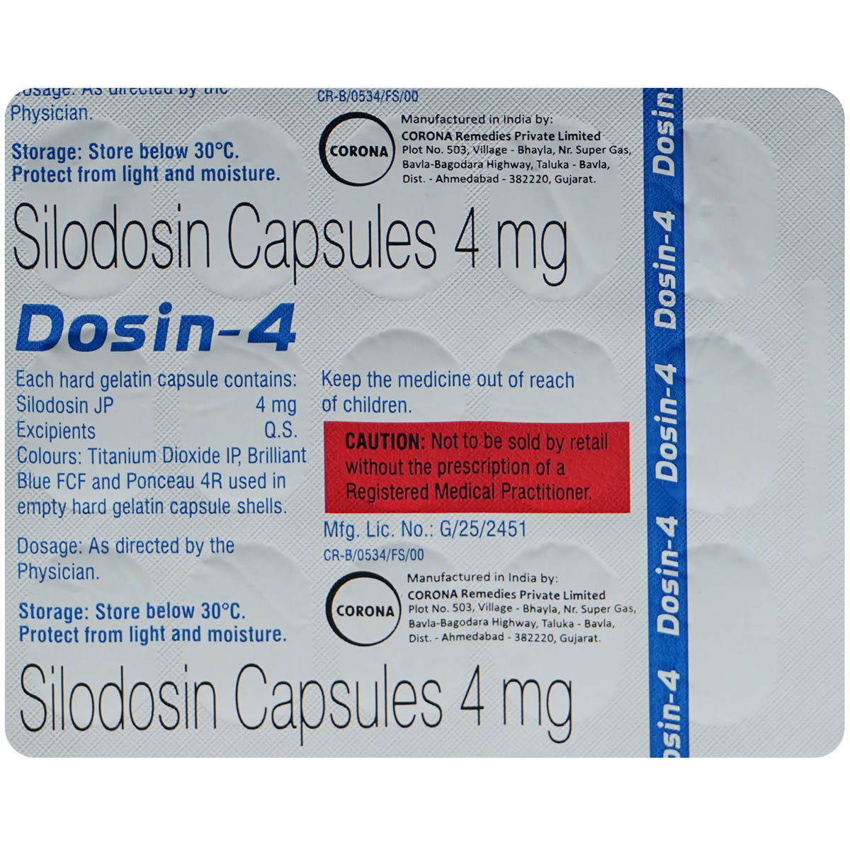 Dosin-4 Capsule 15's | Uses, Side Effects, Price | Apollo Pharmacy