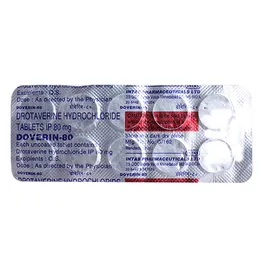 Doverin 80 mg Tablet | Uses, Side Effects, Price | Apollo Pharmacy