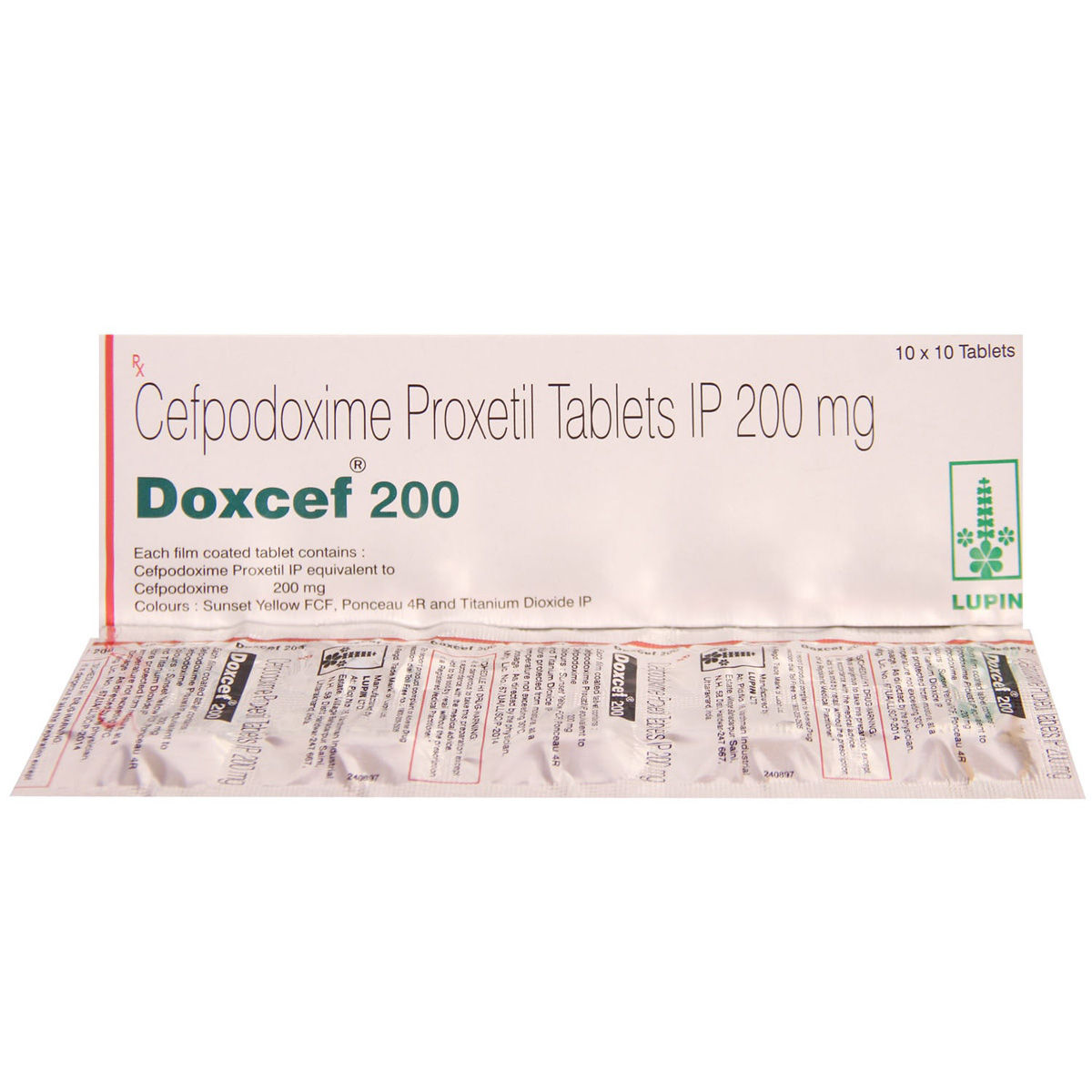 Doxcef 200 Tablet 10's Price, Uses, Side Effects, Composition - Apollo ...