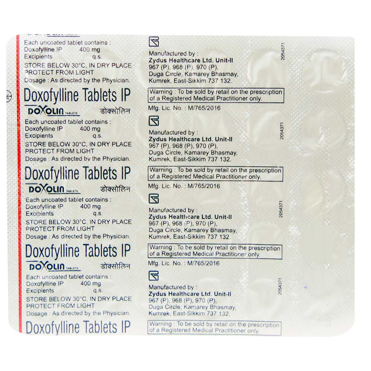 Doxolin Tablet | Uses, Side Effects, Price | Apollo Pharmacy