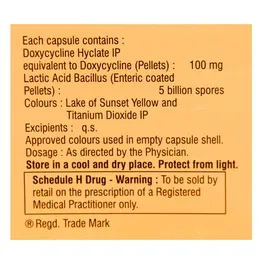 Doxy-1 L-DR Forte Capsule | Uses, Side Effects, Price | Apollo Pharmacy