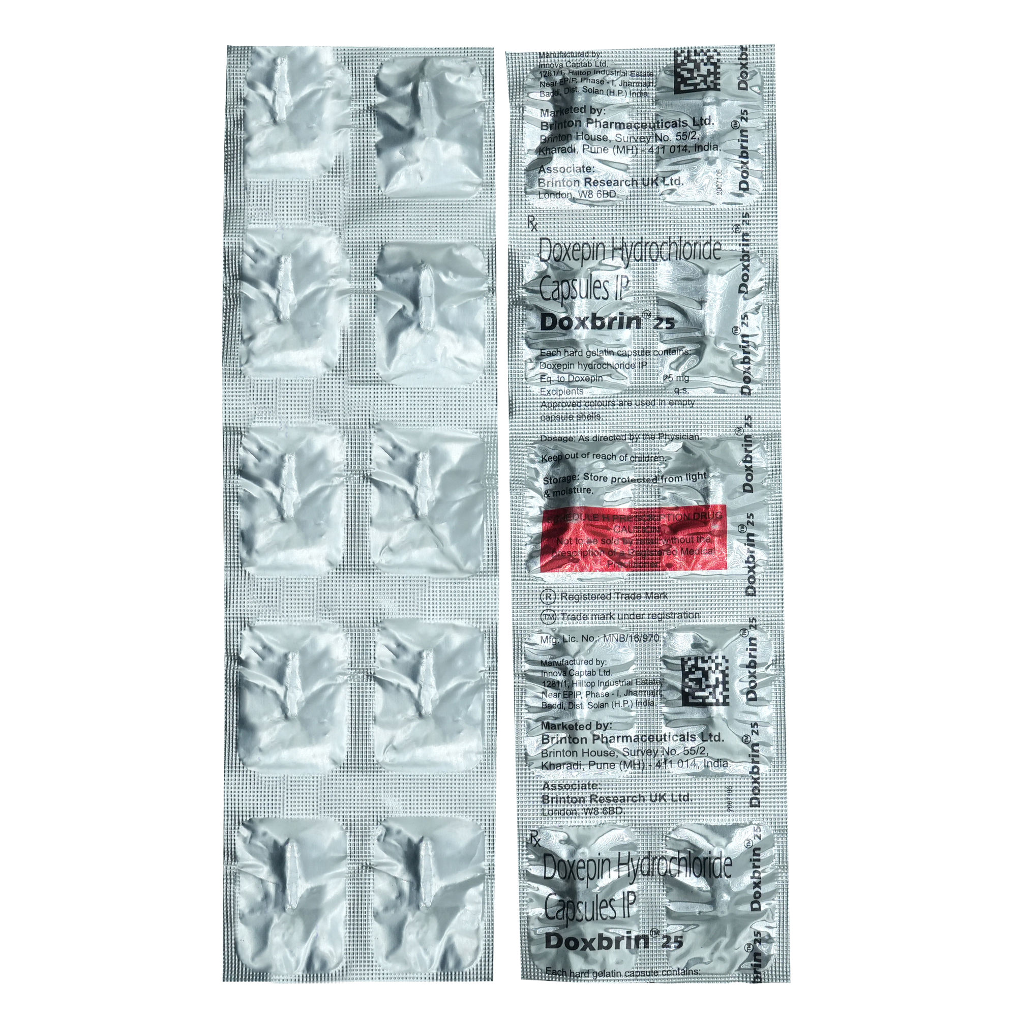 Doxbrin 25Mg Capsule | Uses, Side Effects, Price | Apollo Pharmacy