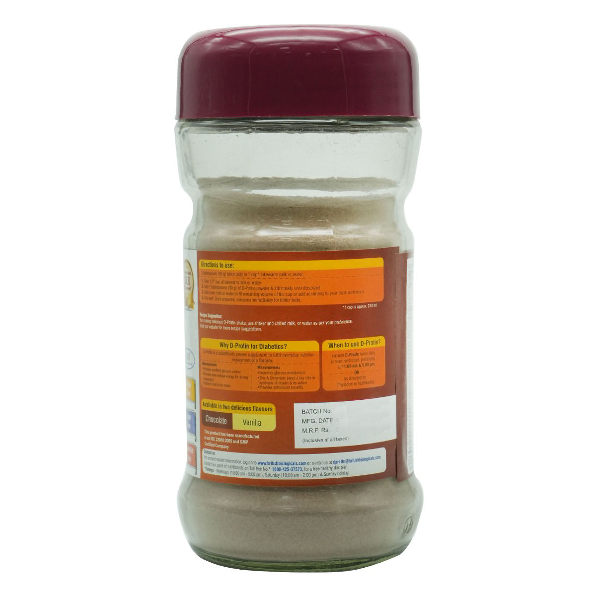 D-Protin Chocolate Flavour Nutritional Drink Powder, 200 gm Price, Uses ...