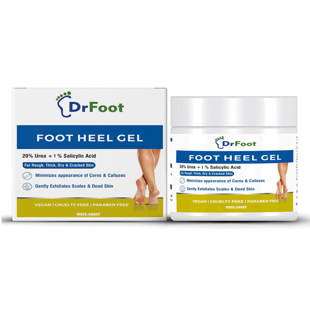 Buy Dr Foot Foot Heel Gel 100 gm | 19 Minutes Delivery | Apollo Pharmacy