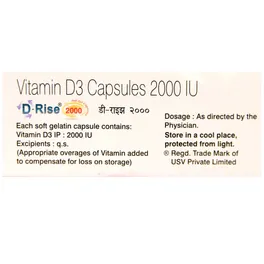 D-Rise 2000 Capsule | Uses, Side Effects, Price | Apollo Pharmacy