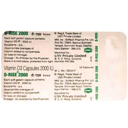 D-Rise 2000 Capsule | Uses, Side Effects, Price | Apollo Pharmacy