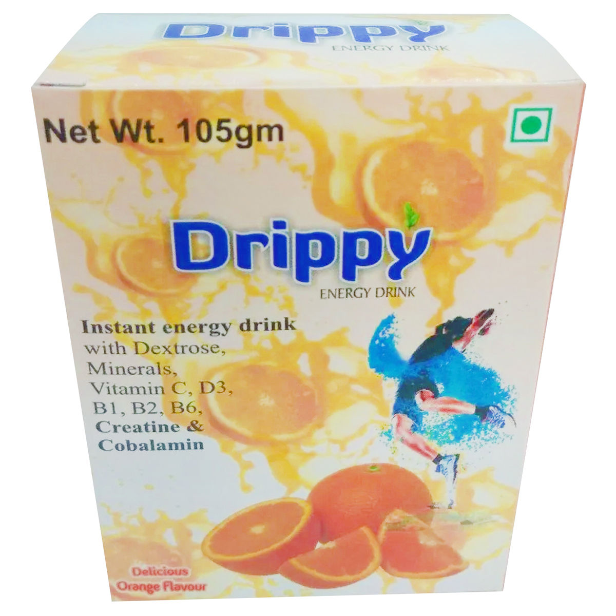Drippy Orange Energy Drink Powder | Uses, Side Effects, Price | Apollo Pharmacy