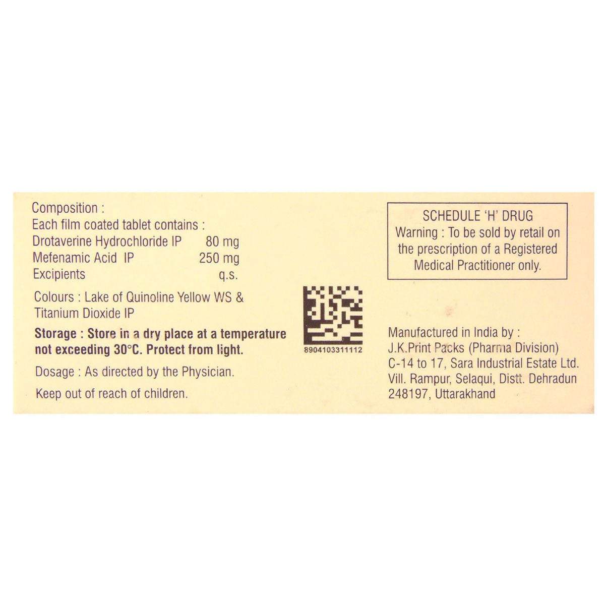 Drotikind M Tablet | Uses, Side Effects, Price | Apollo Pharmacy