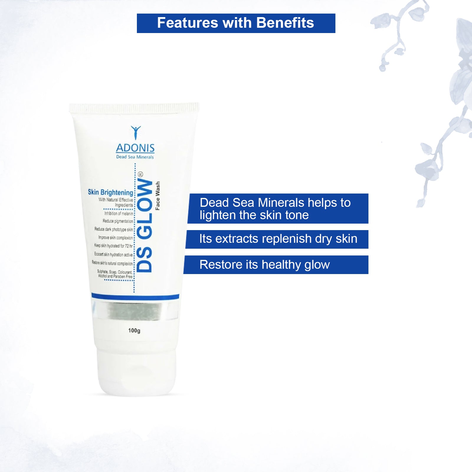 Buy DS Glow Face Wash 100 gm | 19 Minutes Delivery | Apollo Pharmacy