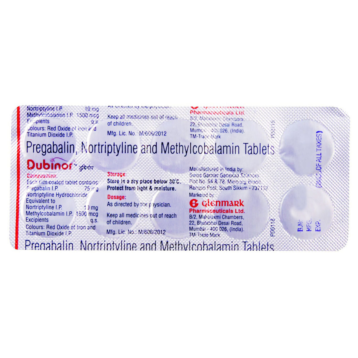 Dubinor Tablet 10's Price, Uses, Side Effects, Composition - Apollo ...