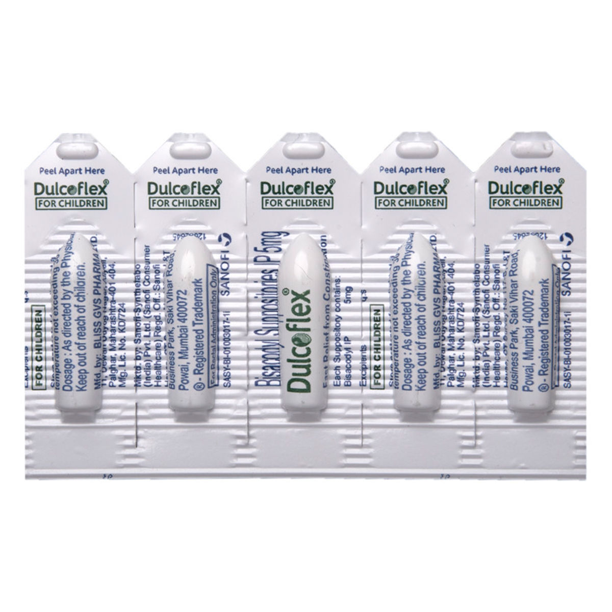 Dulcolax Children Suppository | Uses, Side Effects, Price | Apollo Pharmacy