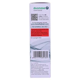 Duonase F Nasal Spray 70 mdi | Uses, Side Effects, Price | Apollo Pharmacy