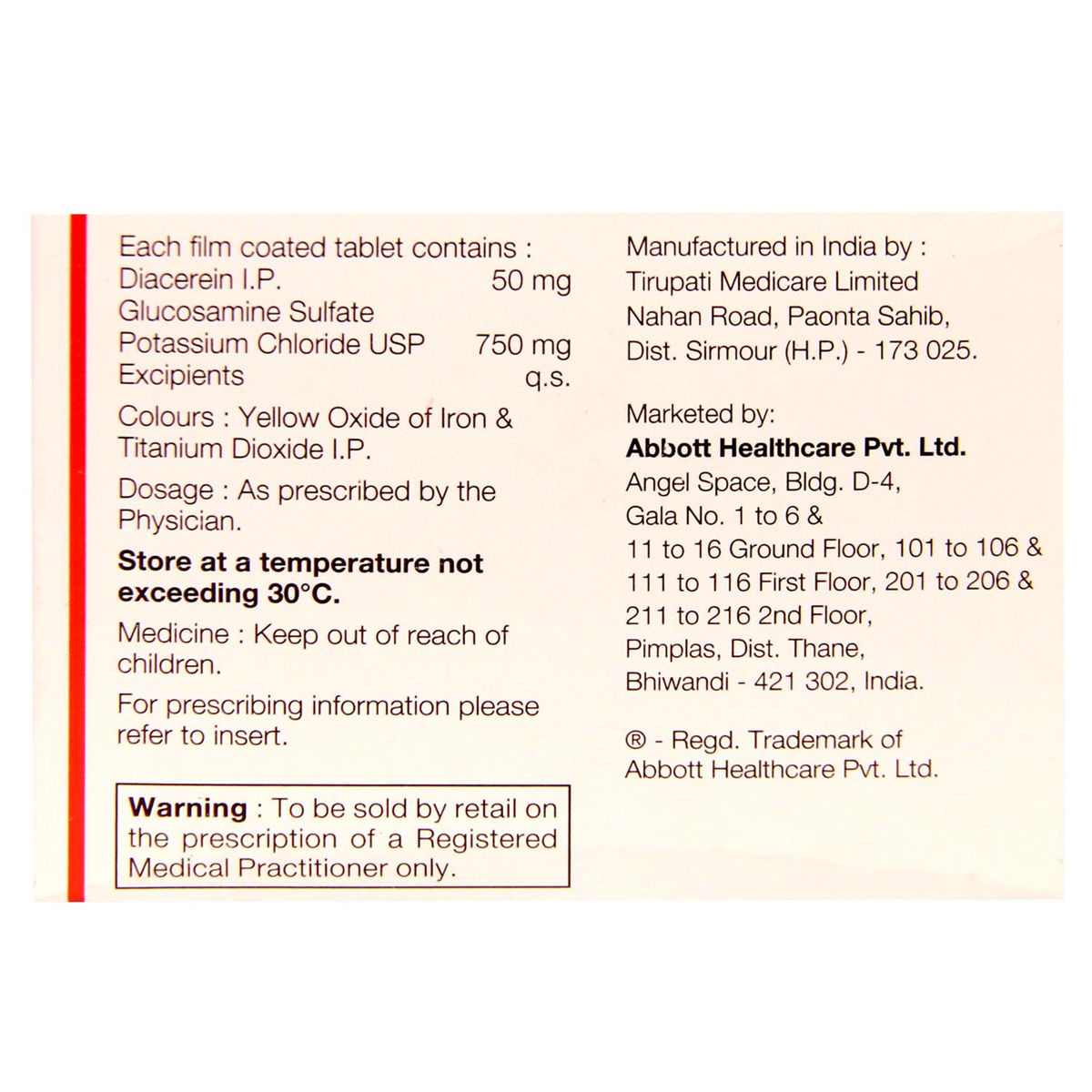 Durajoint GM Tablet 10's Price, Uses, Side Effects, Composition ...