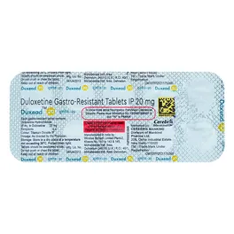 Duxead 20 Tablet | Uses, Side Effects, Price | Apollo Pharmacy