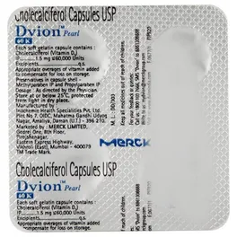 Dvion Pearl 60 K Capsule | Uses, Side Effects, Price | Apollo Pharmacy