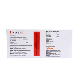 Dvive 60K Tablet | Uses, Side Effects, Price | Apollo Pharmacy