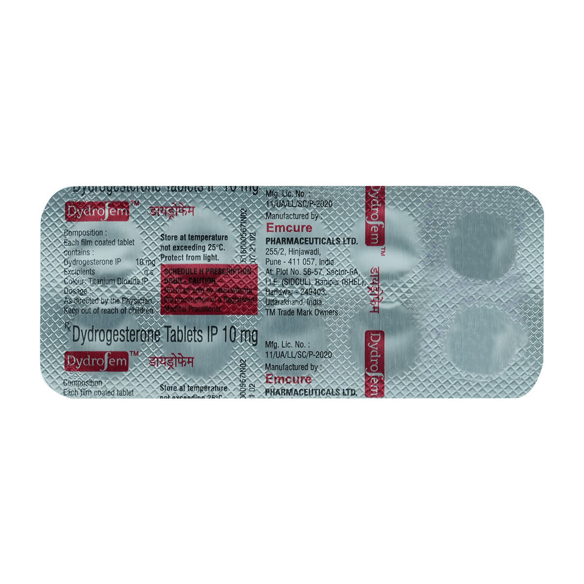 Dydrofem 10 mg Tablet | Uses, Side Effects, Price | Apollo Pharmacy