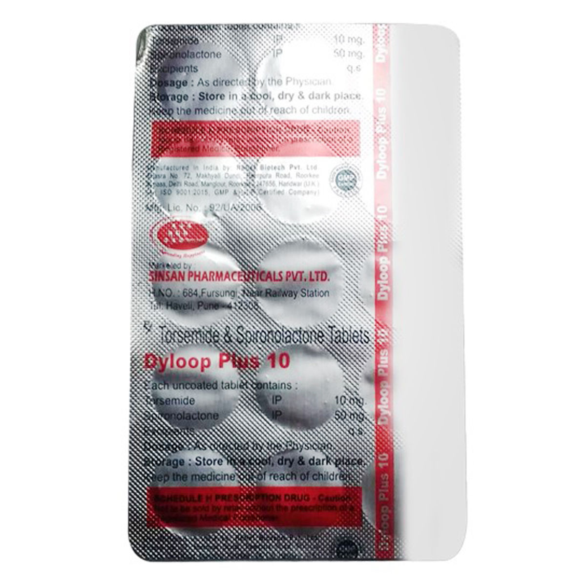 Dyloop Plus 10 Tablet | Uses, Side Effects, Price | Apollo Pharmacy