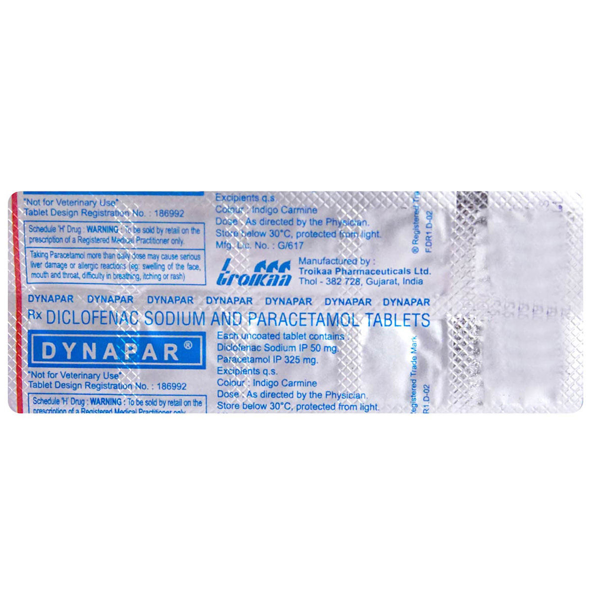 Dynapar Tablet 10's Price, Uses, Side Effects, Composition - Apollo Pharmacy