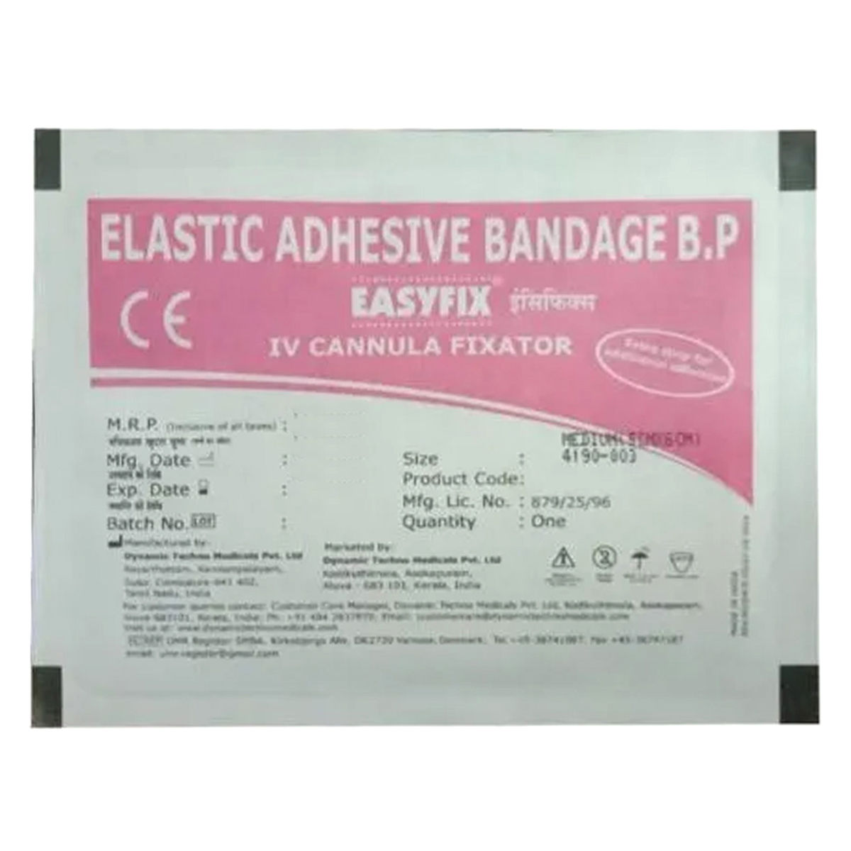Buy Dynamic Easy Fix Elastic Adhesive Bandage, 1 Count | 19 Minutes ...
