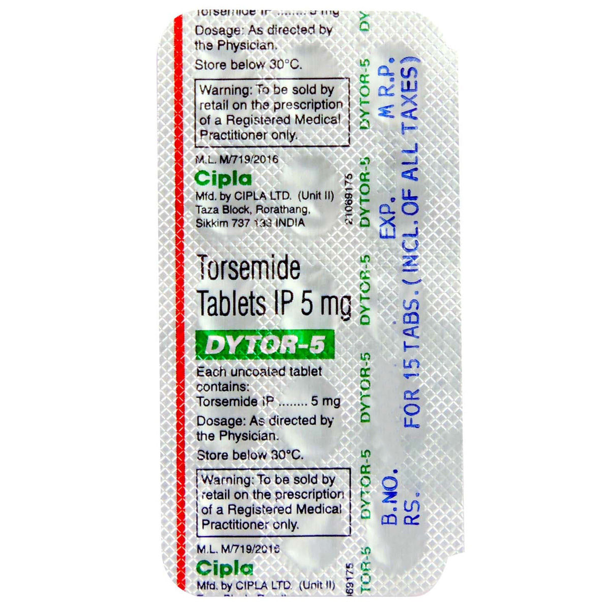 Dytor-5 Tablet | Uses, Side Effects, Price | Apollo Pharmacy