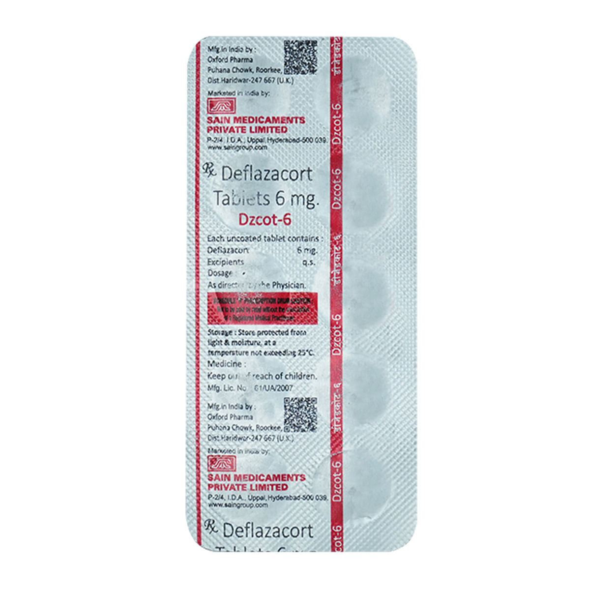 Dzcot 6 mg Tablet 10's Price, Uses, Side Effects, Composition - Apollo ...