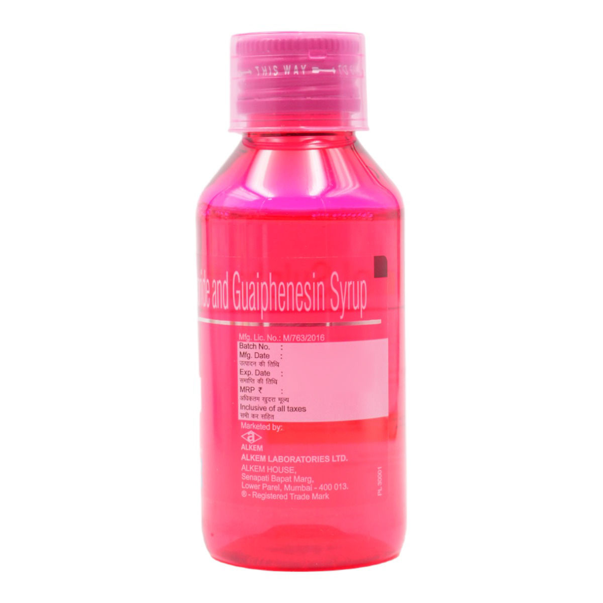 Eascof-LS Sugar Free Strawberry Raspberry Menthol Syrup 100 ml Price ...