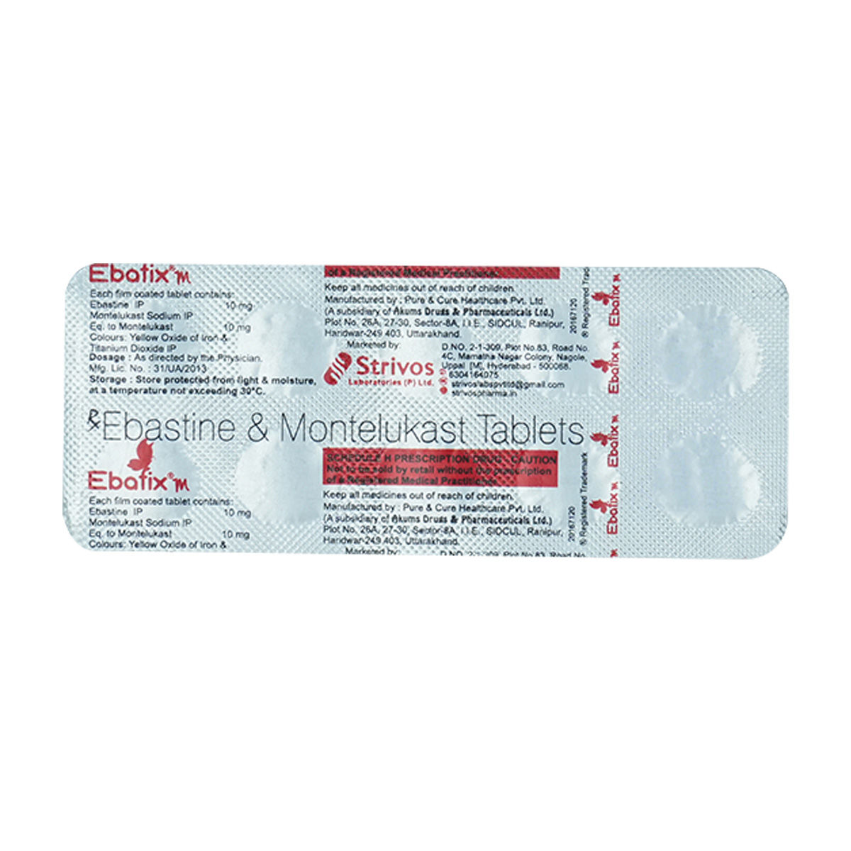 Ebafix M Tablet 10's Price, Uses, Side Effects, Composition - Apollo ...