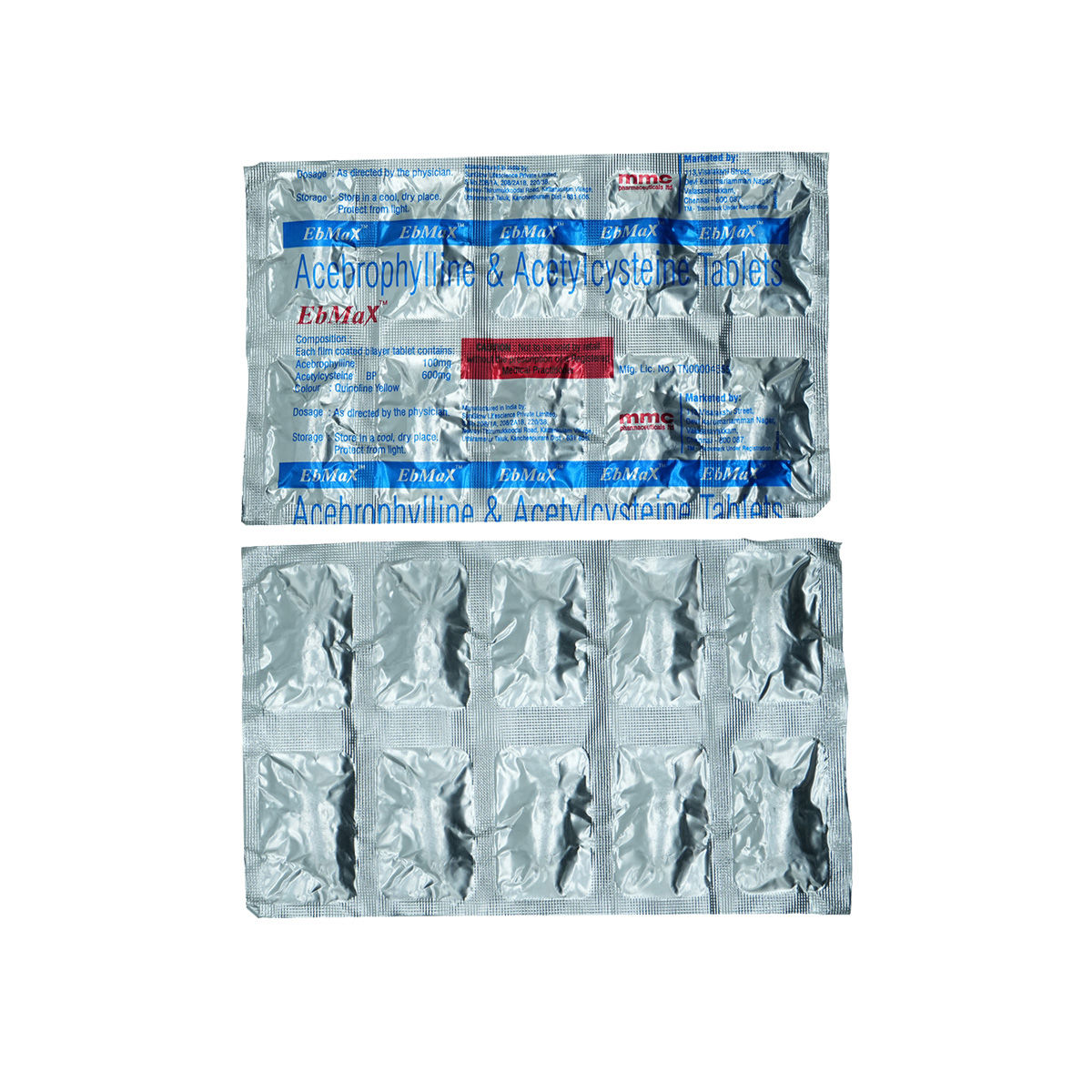 Ebmax Tablet 10's Price, Uses, Side Effects, Composition - Apollo Pharmacy