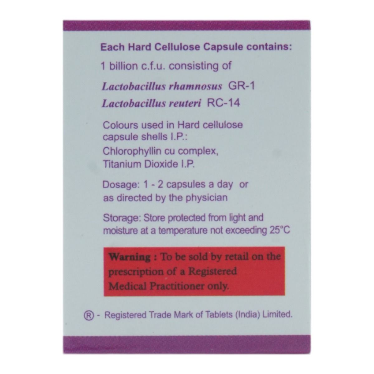 Ecoflora Capsule 10's Price, Uses, Side Effects, Composition - Apollo ...