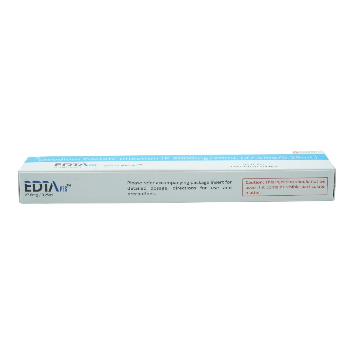 EDTA Pfs 37.5 mg/0.25 ml Injection 1's Price, Uses, Side Effects ...