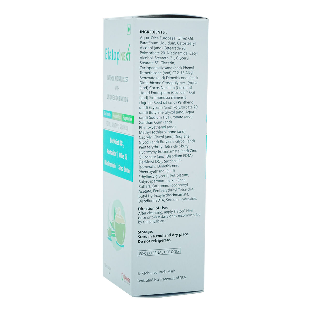 Efatop Next Intense Moisturizer Lotion 150 ml Price, Uses, Side Effects ...