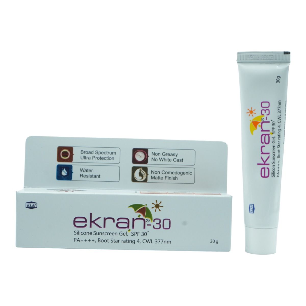 Ekran-30 Silicone Sunscreen Gel 30 gm Price, Uses, Side Effects ...