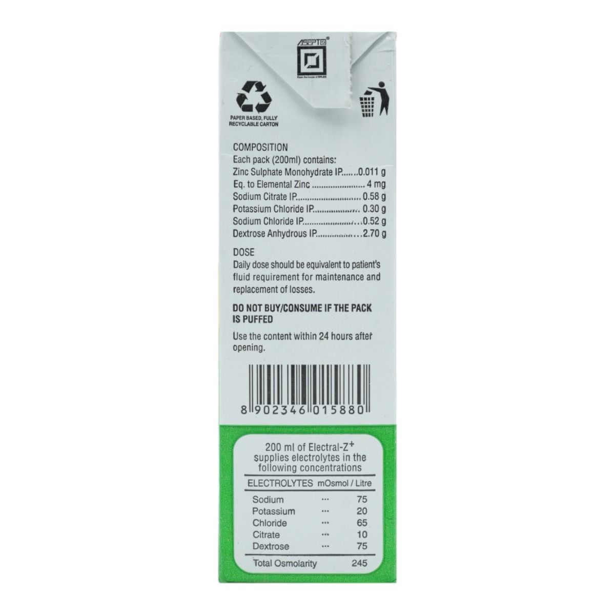 Electral-Z Plus Orange Flavour Drink | Uses, Side Effects, Price ...