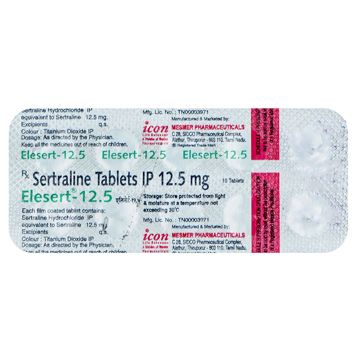 Elesert-12.5 Tablet | Uses, Side Effects, Price | Apollo Pharmacy