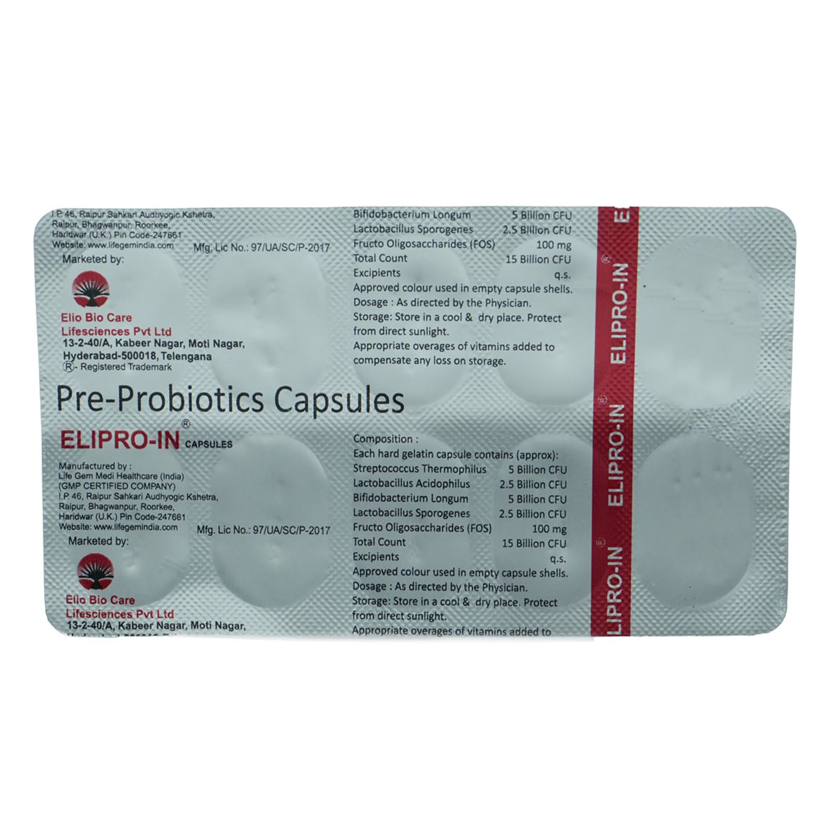 Elipro In Capsule 10's Price, Uses, Side Effects, Composition - Apollo ...