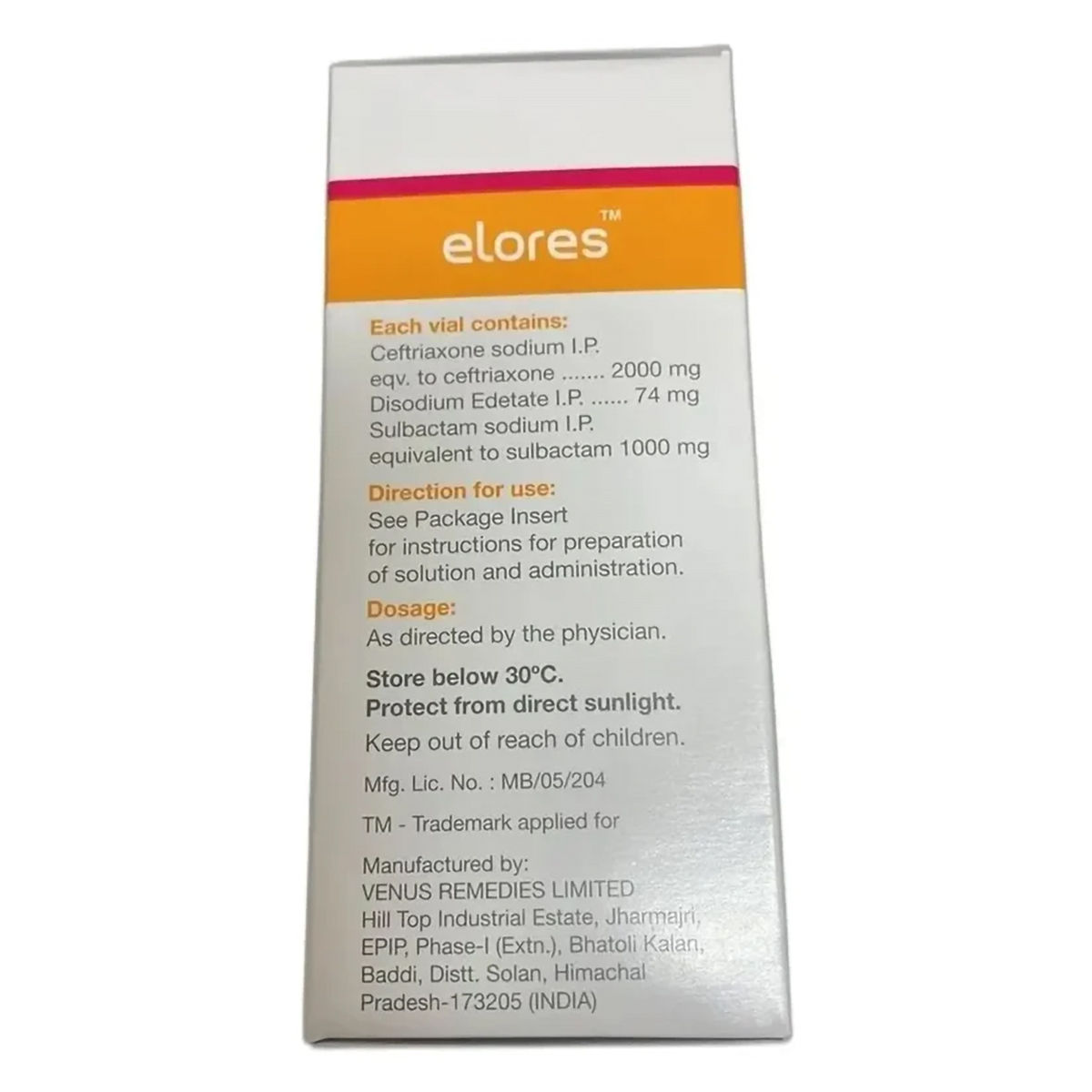 Elores 3gm Infusion 1's Price, Uses, Side Effects, Composition - Apollo ...