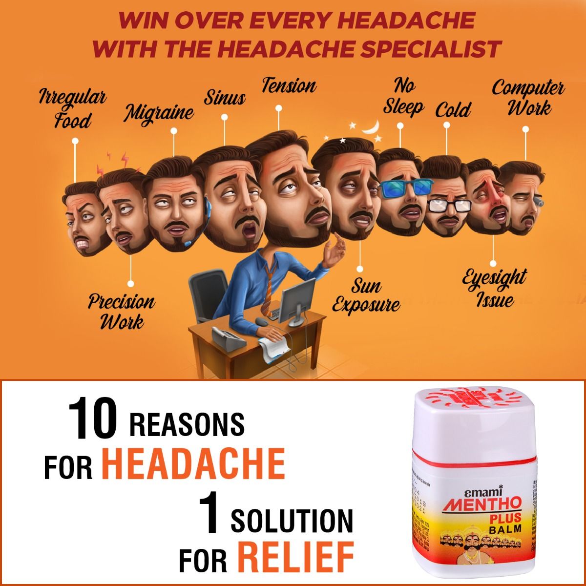 Emami Mentho Plus Balm, 8 ml Price, Uses, Side Effects, Composition ...