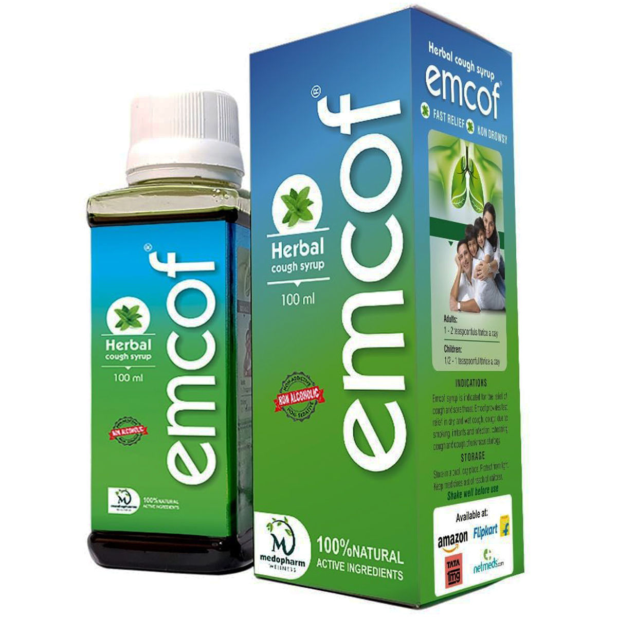 Buy Emcof Syrup | 19 Minutes Delivery | Apollo Pharmacy