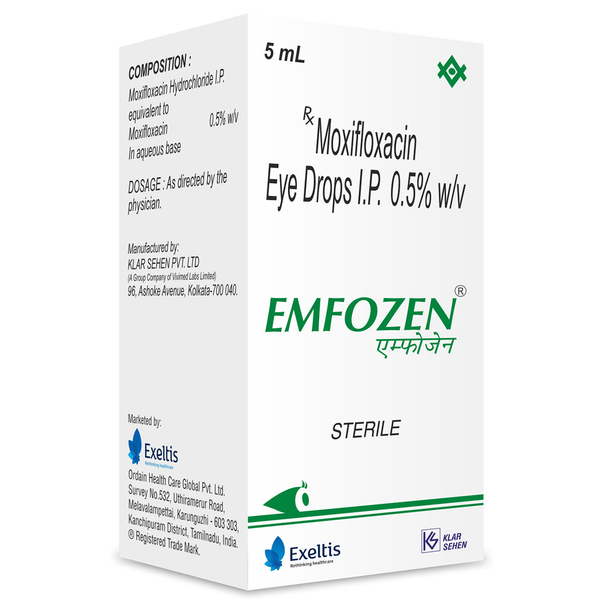 Emfozen Eye Drops 5 ml | Uses, Side Effects, Price | Apollo Pharmacy