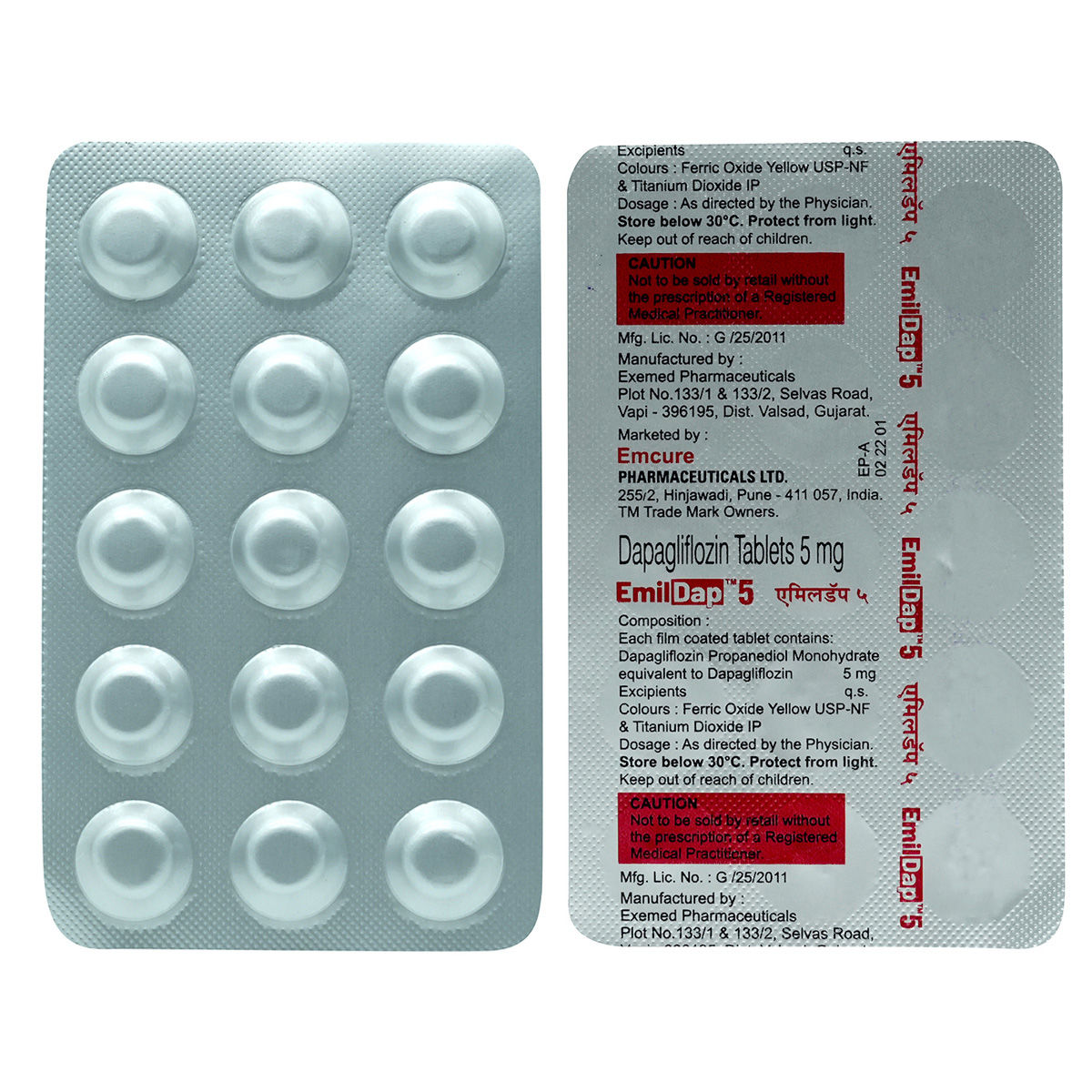 Emildap 5 Tablet 15's Price, Uses, Side Effects, Composition - Apollo ...
