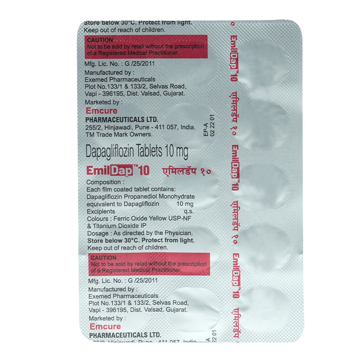 Emildap 10 Tablet 15's Price, Uses, Side Effects, Composition - Apollo ...
