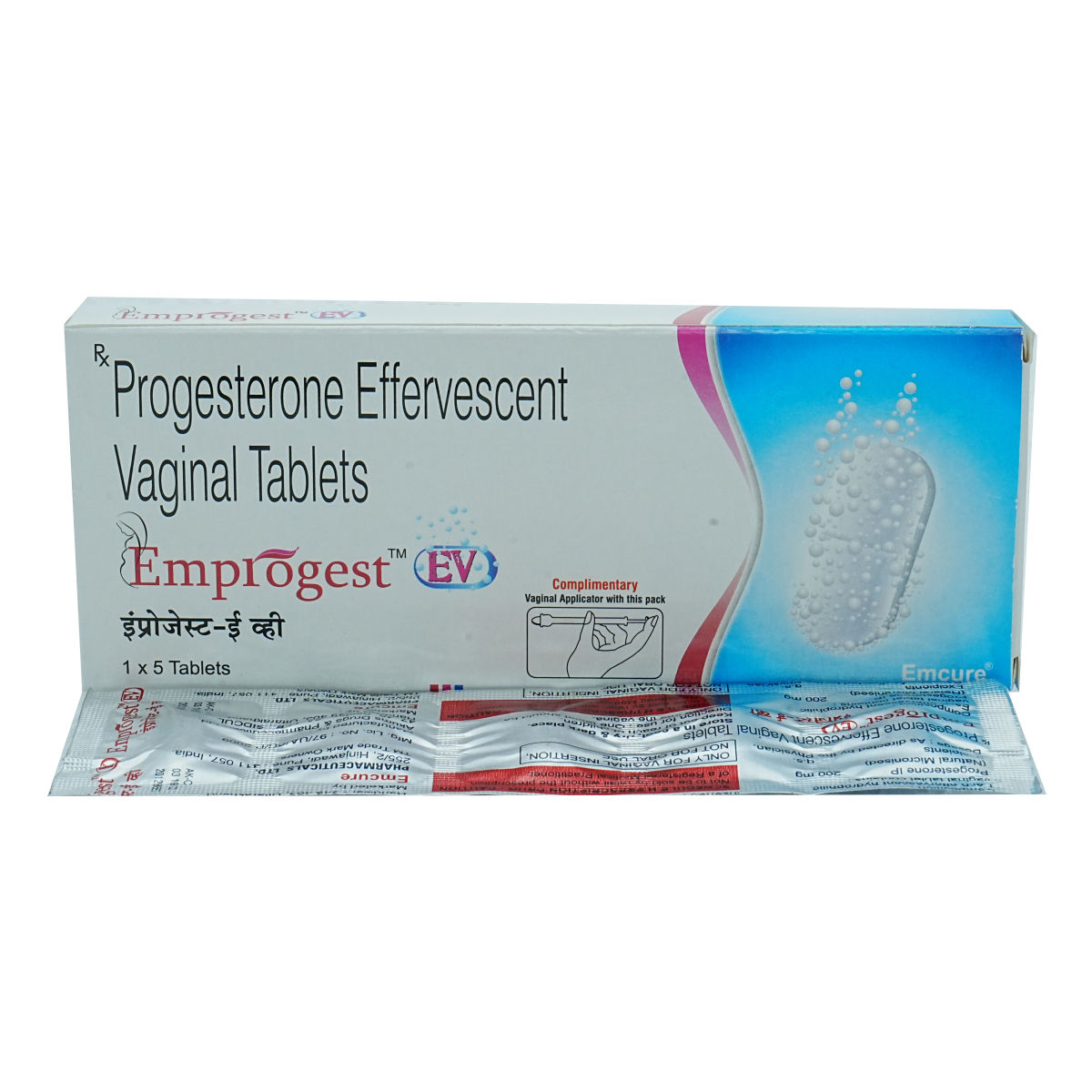 Emprogest EV 200 Tablet 5's Price, Uses, Side Effects, Composition ...
