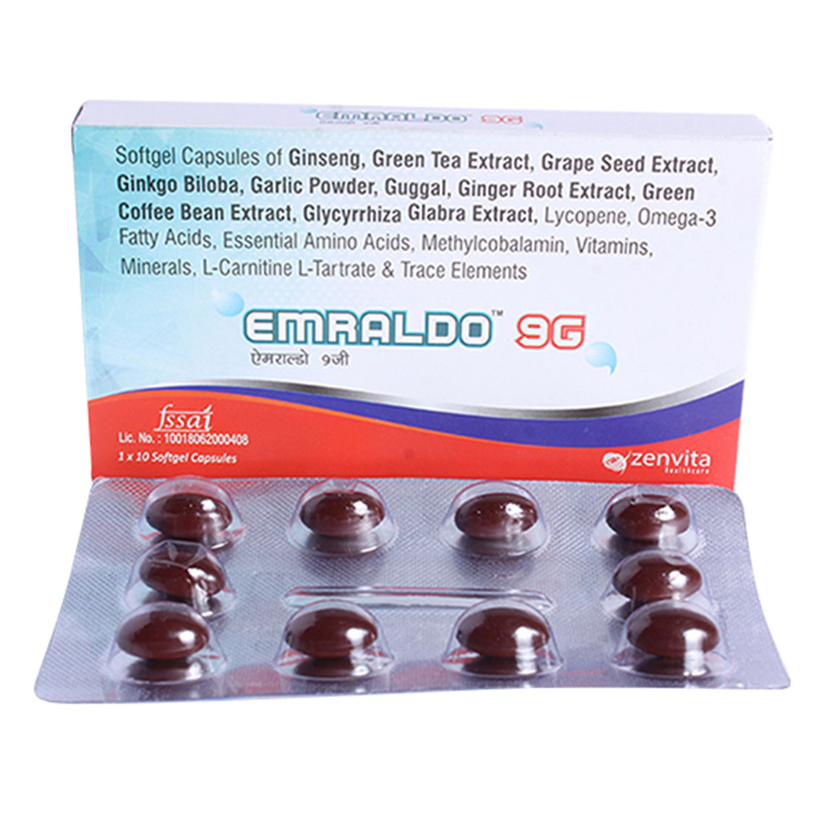 Emraldo 9G Capsule 10's Price, Uses, Side Effects, Composition - Apollo ...