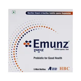 Emunz Oral Suspension 5 ml | Uses, Side Effects, Price | Apollo Pharmacy