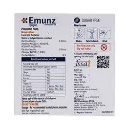 Emunz Oral Suspension 5 ml | Uses, Side Effects, Price | Apollo Pharmacy