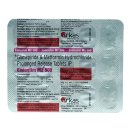 Endoglim M 2 mg/500 mg Tablet | Uses, Side Effects, Price | Apollo Pharmacy