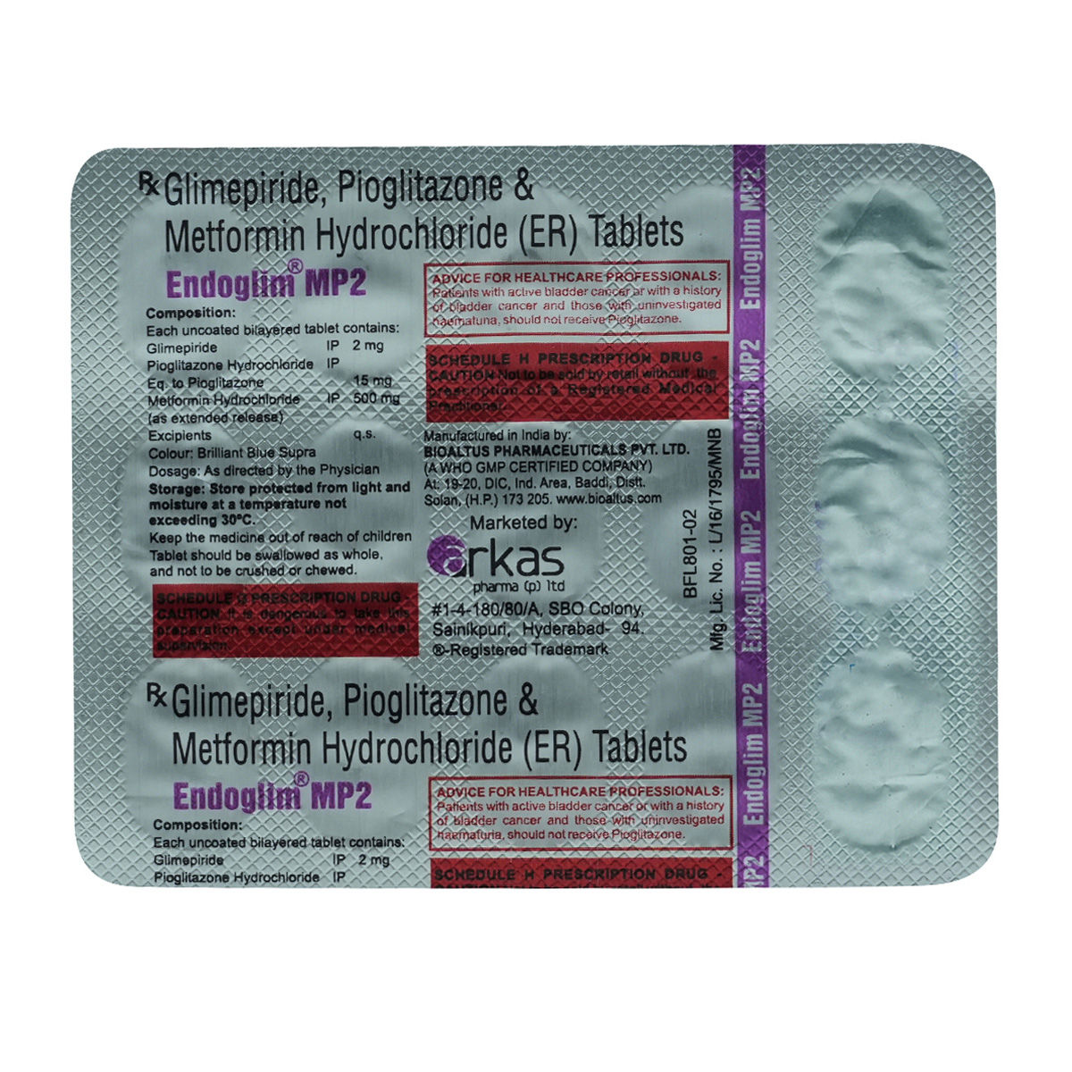 Endoglim MP2 Tablet | Uses, Side Effects, Price | Apollo Pharmacy