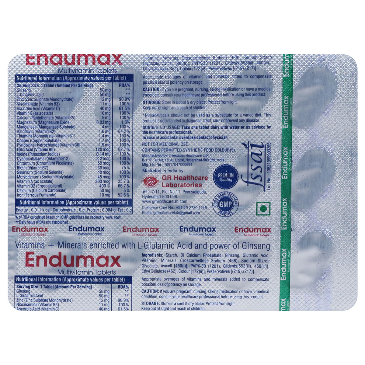 Endumax Tablet 30's | Uses, Side Effects, Price | Apollo Pharmacy